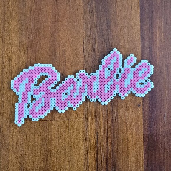 Wall Decor | Barbie Logo Mini Perler Beads | Poshmark